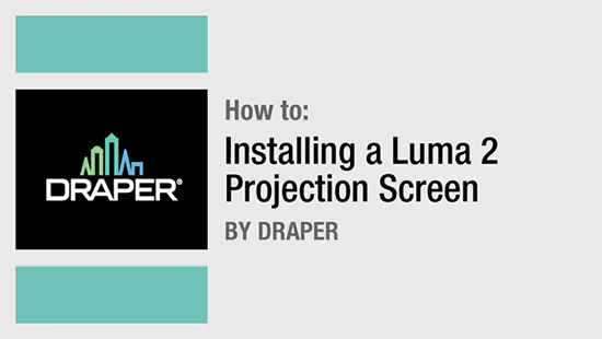 Luma 2 Manual Projection Screen :: Draper, Inc.